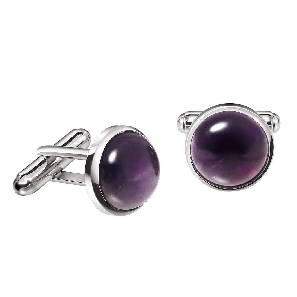 Silver Gemstone Cufflinks | Franki Baker Jewellery